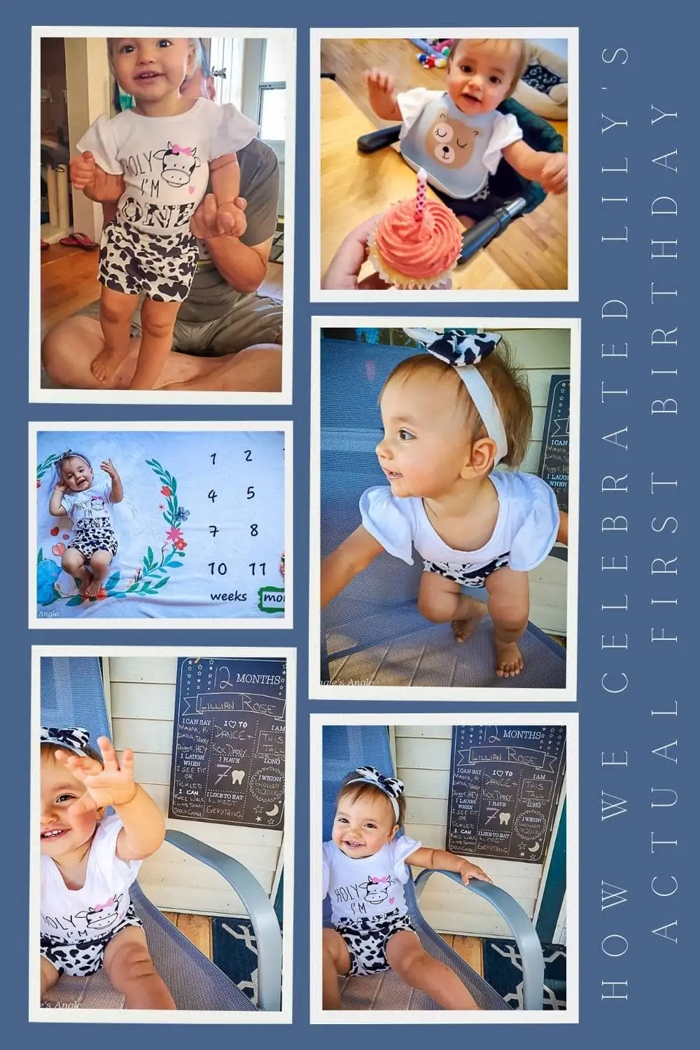 How We Celebrated Lily's Actual First Birthday